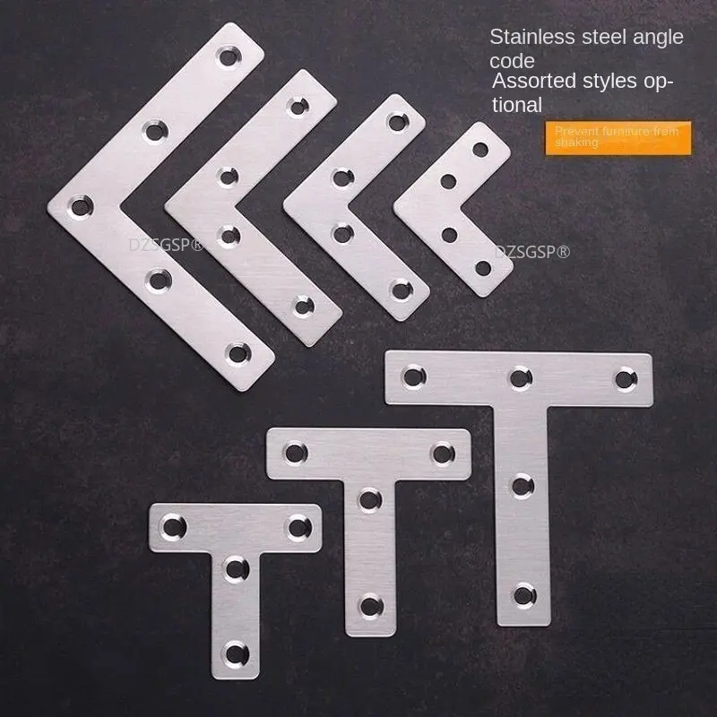 1 Pieces Angle Code Shelf Bracket Hardware Accessories Stainless Steel ...