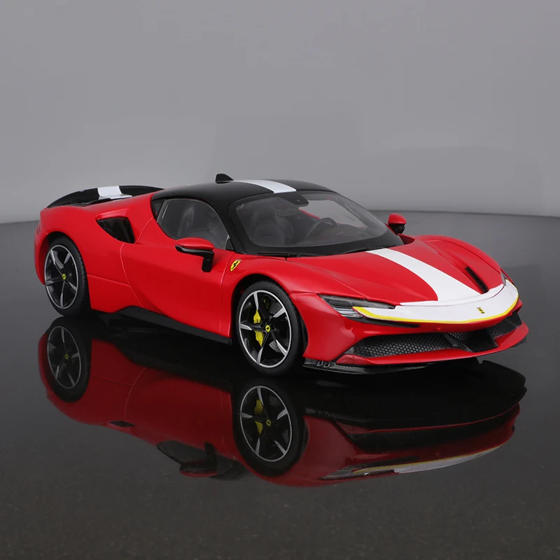 Bburago 1:18 Ferrari SF90 STRADALE ASSETTO FIORANO โมเดลรถยนต์จำลอง ...