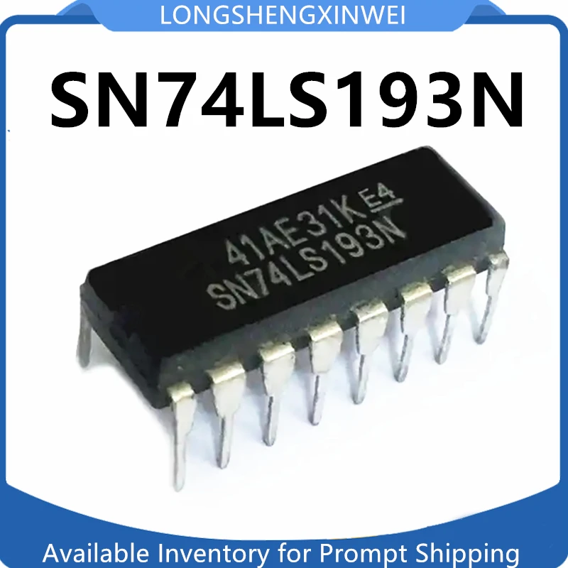 1PCS New 74LS193 SN74LS193N DIP-16 Dual Clock Reversible Counter ...