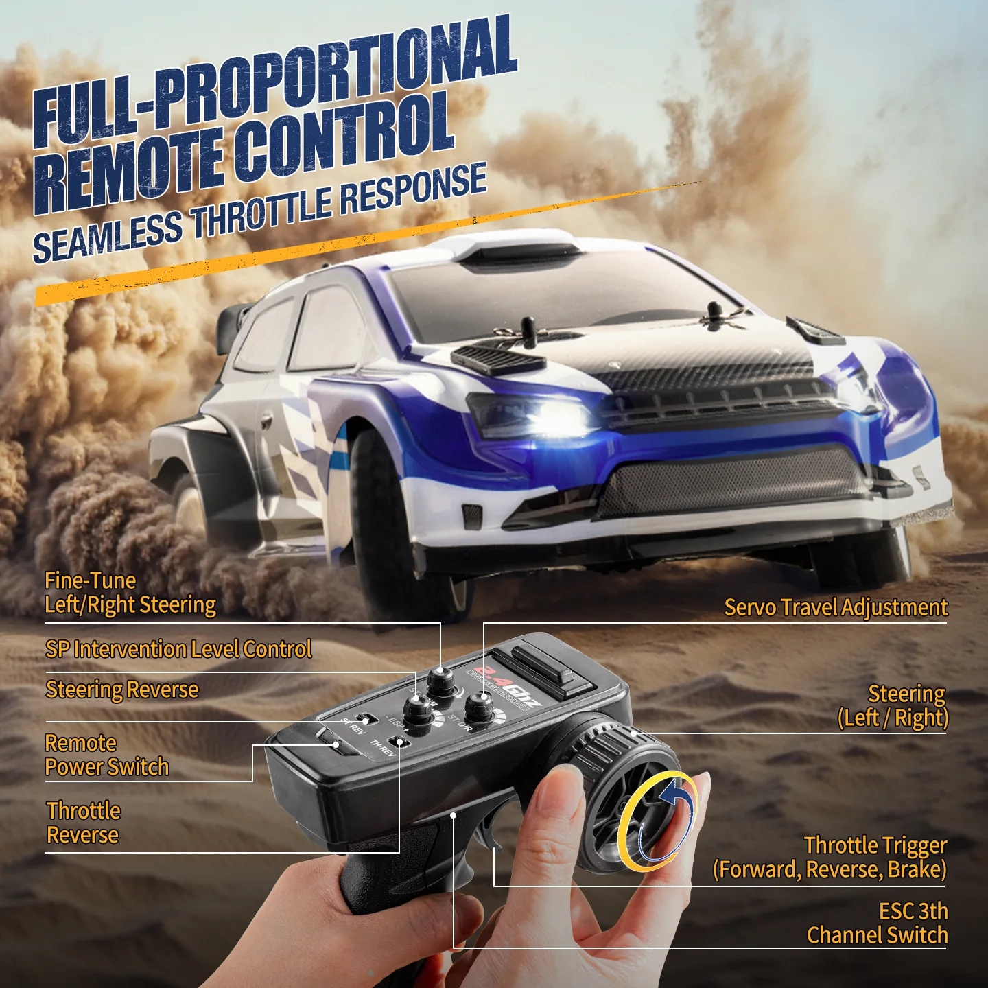1: 12 Rc SY1203 Full Scale Gyroscope 4WD High Speed Off Road Drifting ...