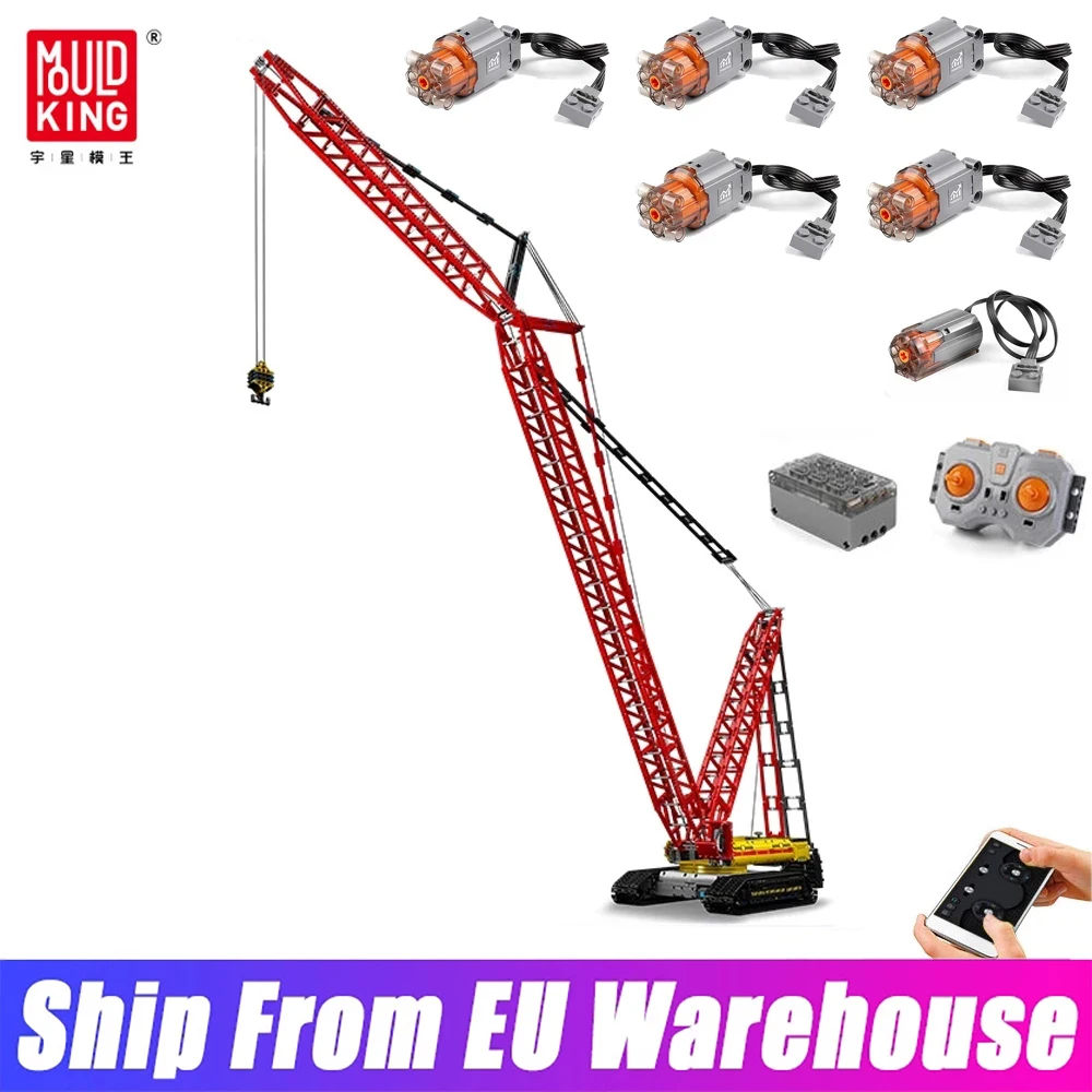 MOULD KING 17015 High Tech LIEBHERRS LR13000 Excavator Motorized ...