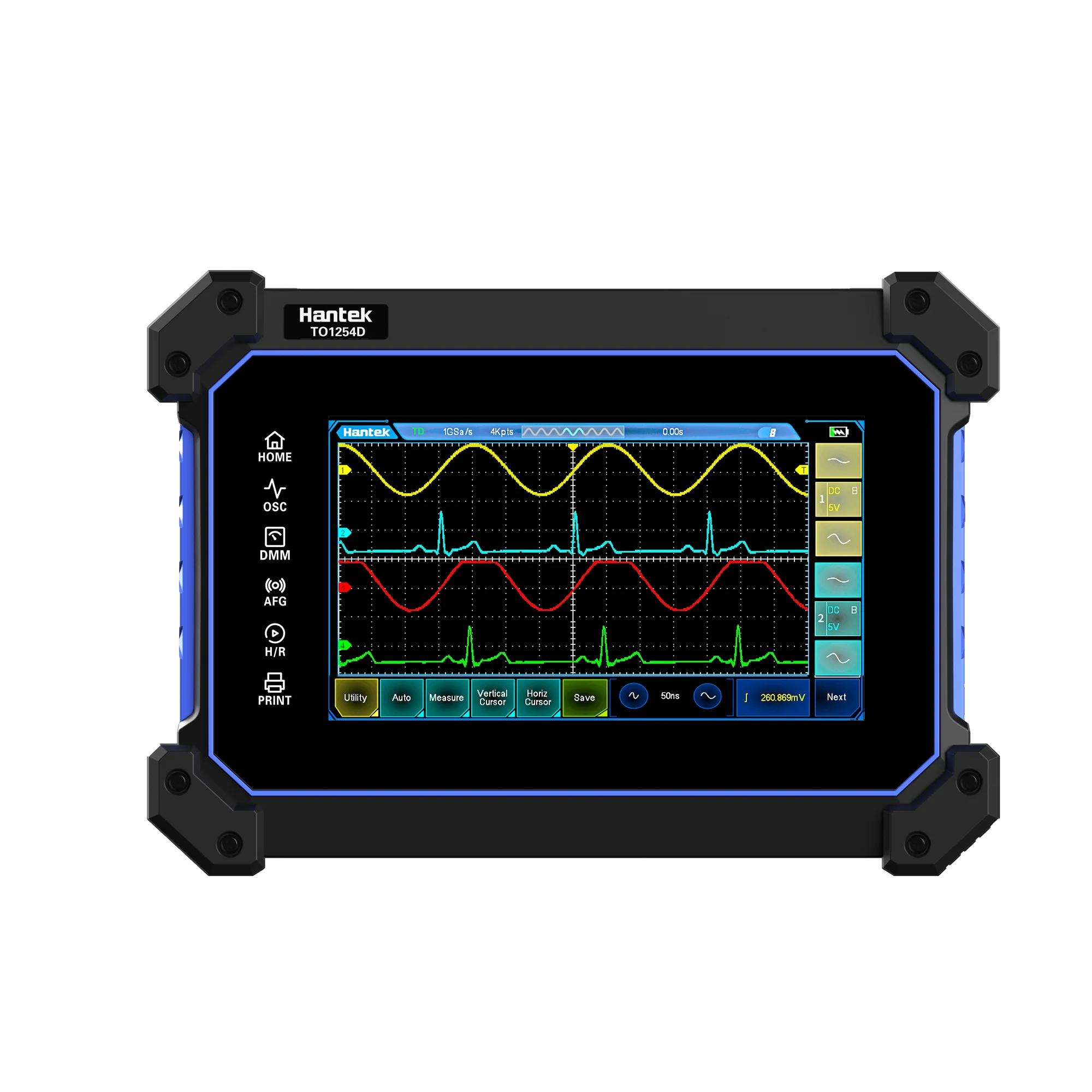Hantek-Touch-Screen-Oscilloscope-2CH-4CH-Flat-Panel-Osciloscopio-110MHZ ...