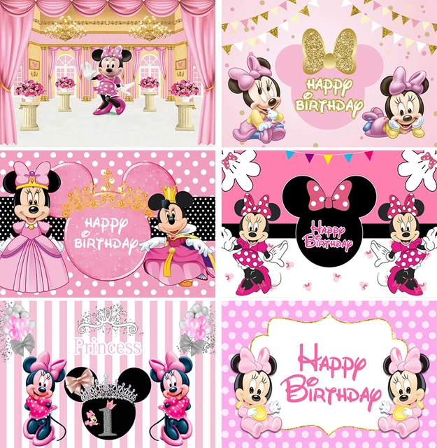 Minnie Mouse Happy Birthday Banner