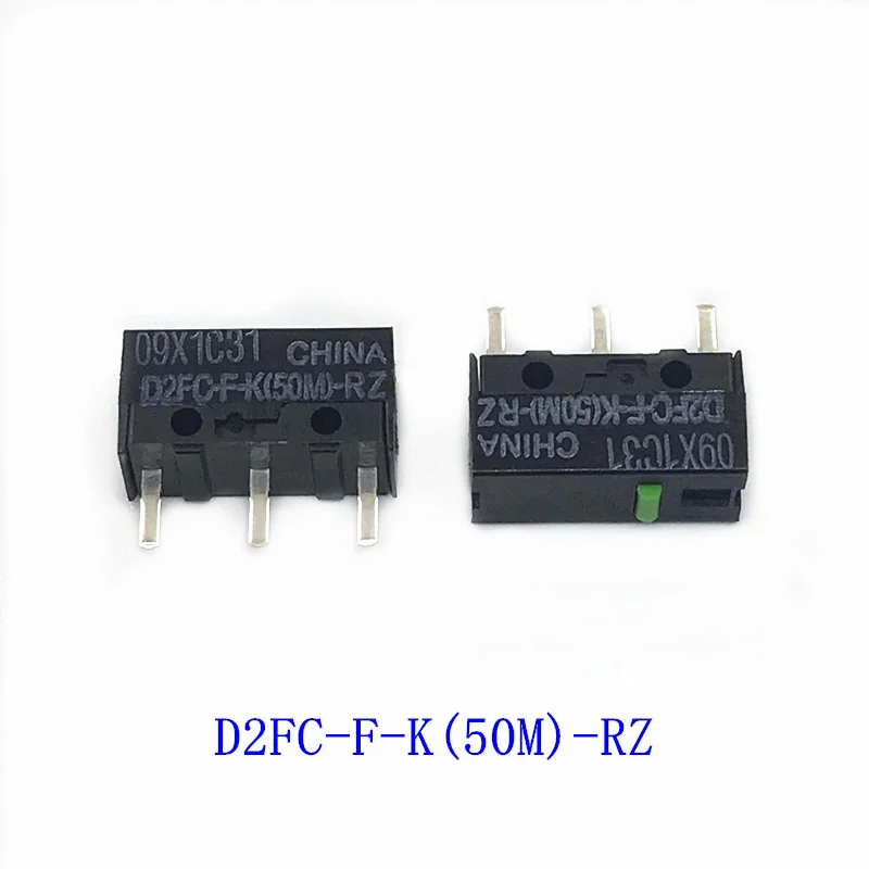 2Pcs/lot New Original D2FC Mouse Micro Switch Microswitch D2FC-F-K (50M)-RZ general D2FC-F-7N ...