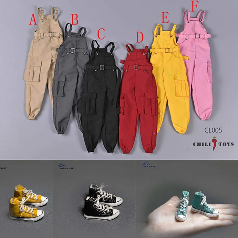1-6-Scale-Model-Trendy-Functional-Overalls-Multi-pocket-Cargo-Pants ...