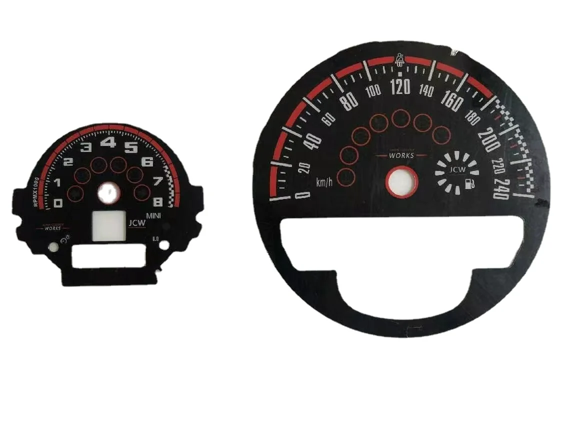 For Mini Cooper Instrument Cluster Gauge Faces Meter RPM+Speedometer ...