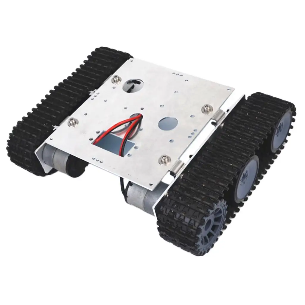 RC Tracked Robot Platform Aluminum Alloy Chassis with DC 9 for DIY ...