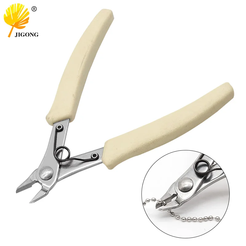 Stainless-Steel-Pointed-Nose-Pliers-45-Steel-Handle-White-Handle ...