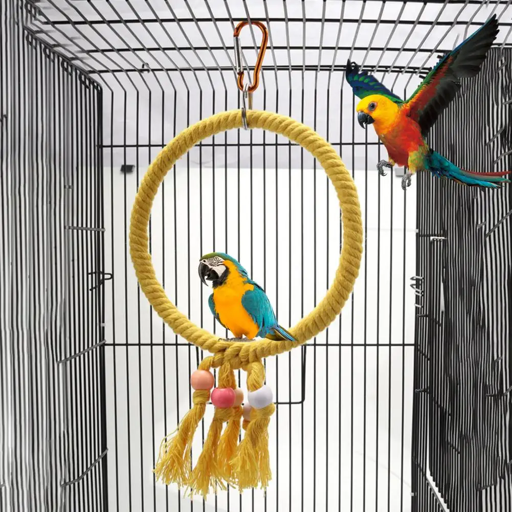 Bird-Swing-Toy-Useful-Parrot-Swing-Cages-Toys-Exquisite-Pet-Bird-Toy ...