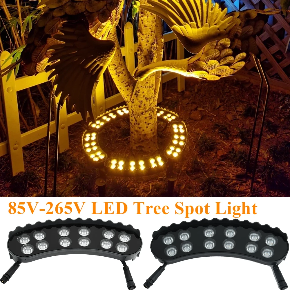 LED Outdoor Tree Hugging Light IP65 Warm Light 85V-265V Landscape ...