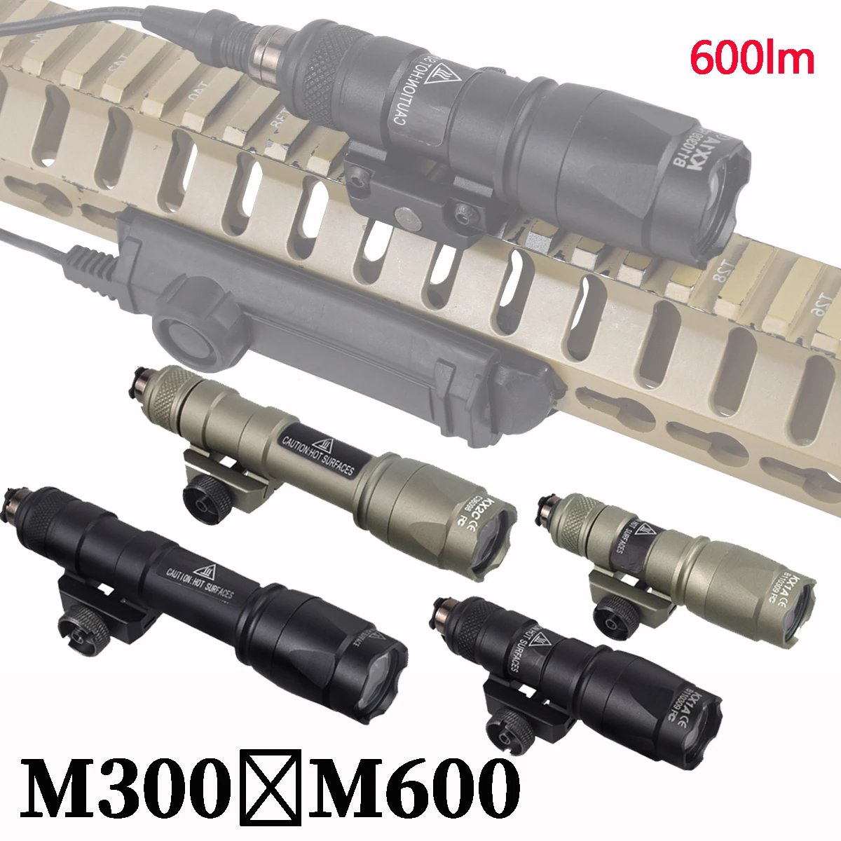 Surefire-linterna-t-ctica-M300-M300C-M600-M600C-luz-de-explorador-con ...