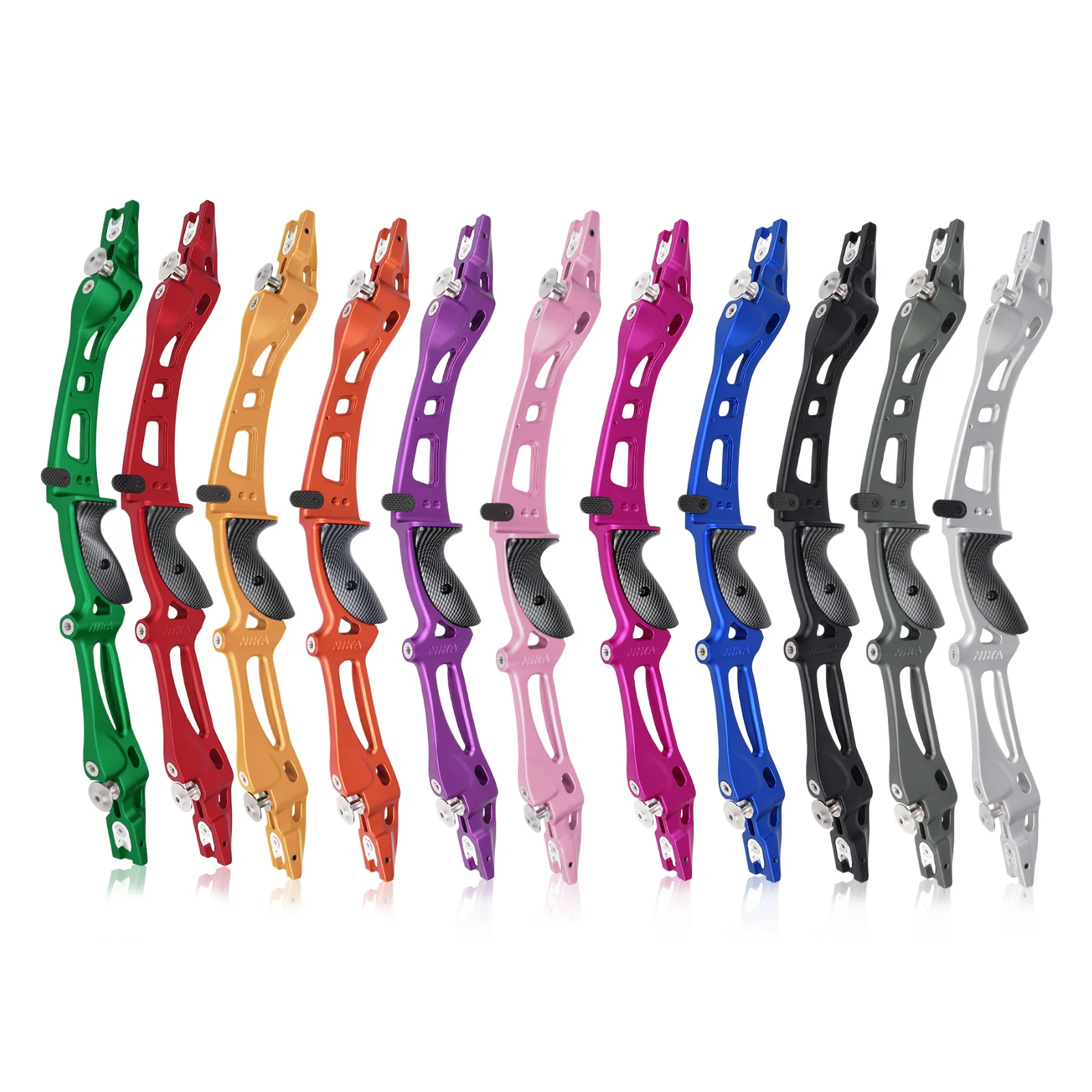 NIKA Archery 25" ILF CNC Recurve Bow Riser Right Hand 3K Carbon Fiber ...