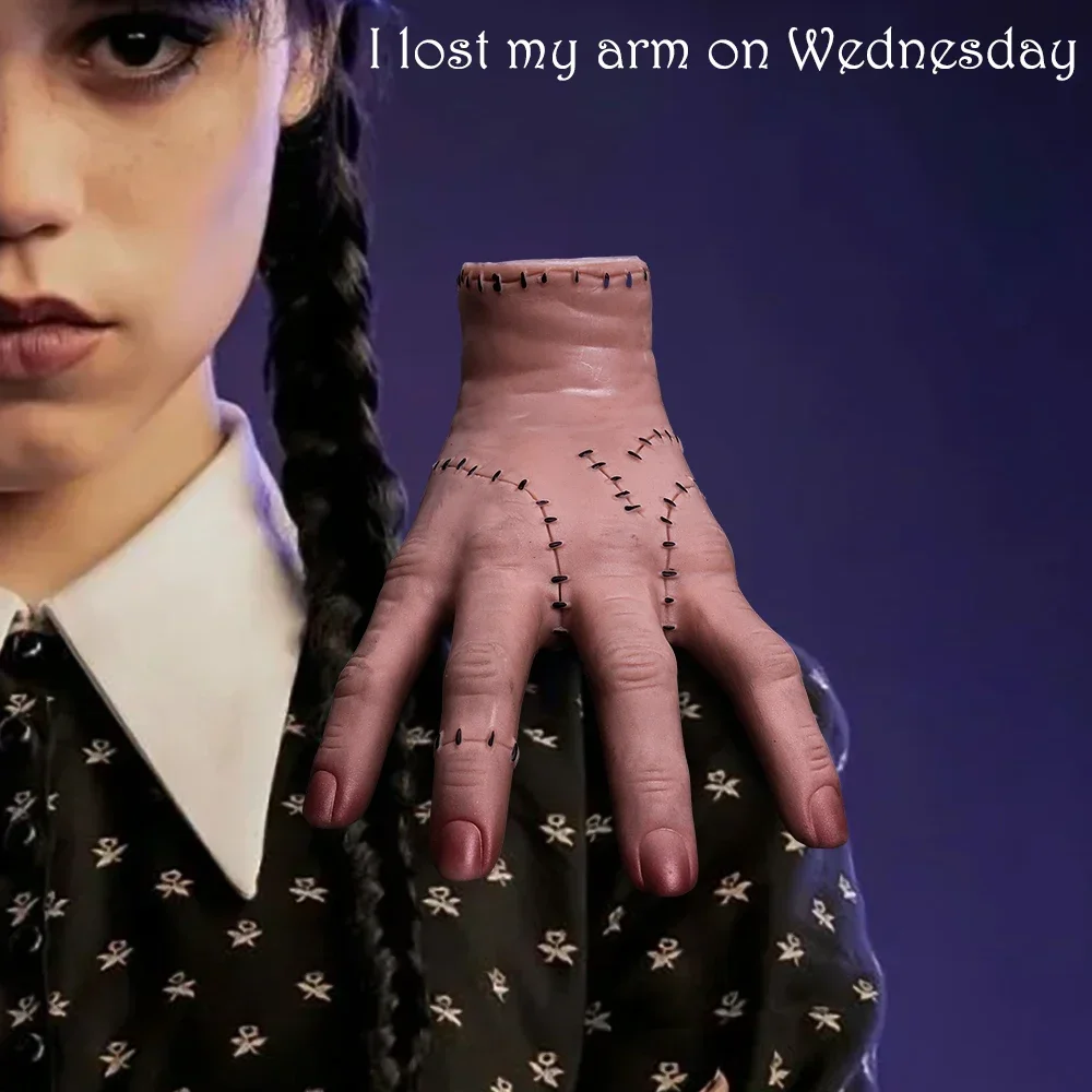 Wednesday-Addams-Thing-Hand-Family-Horror-Ornament-Broken-Hand-Desktop ...