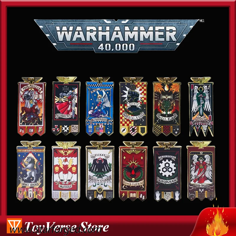 IN-STOCK-Warhammer-40k-1-18-Action-Figures-Space-Marine-Chapter-Banner ...