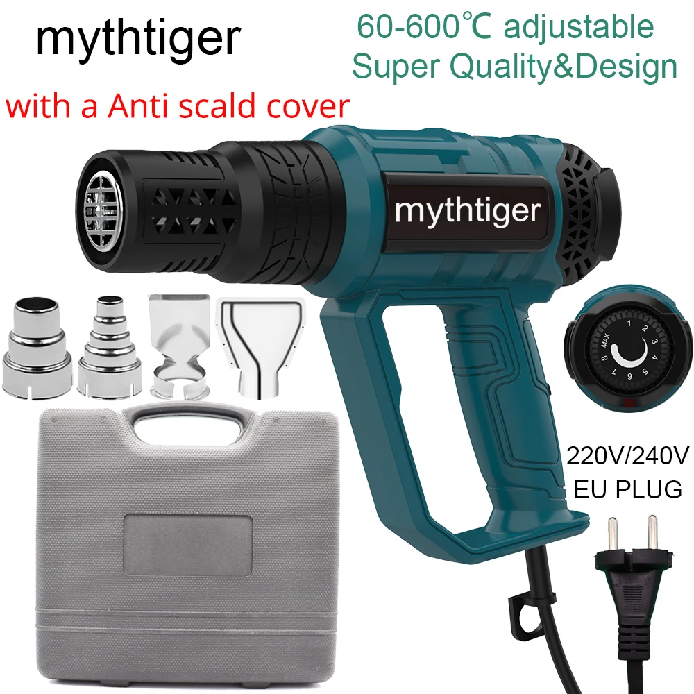 Quality-Motor-Heat-Gun-With-Carry-A-BOX-Professional-hot-air-gun-Knob ...