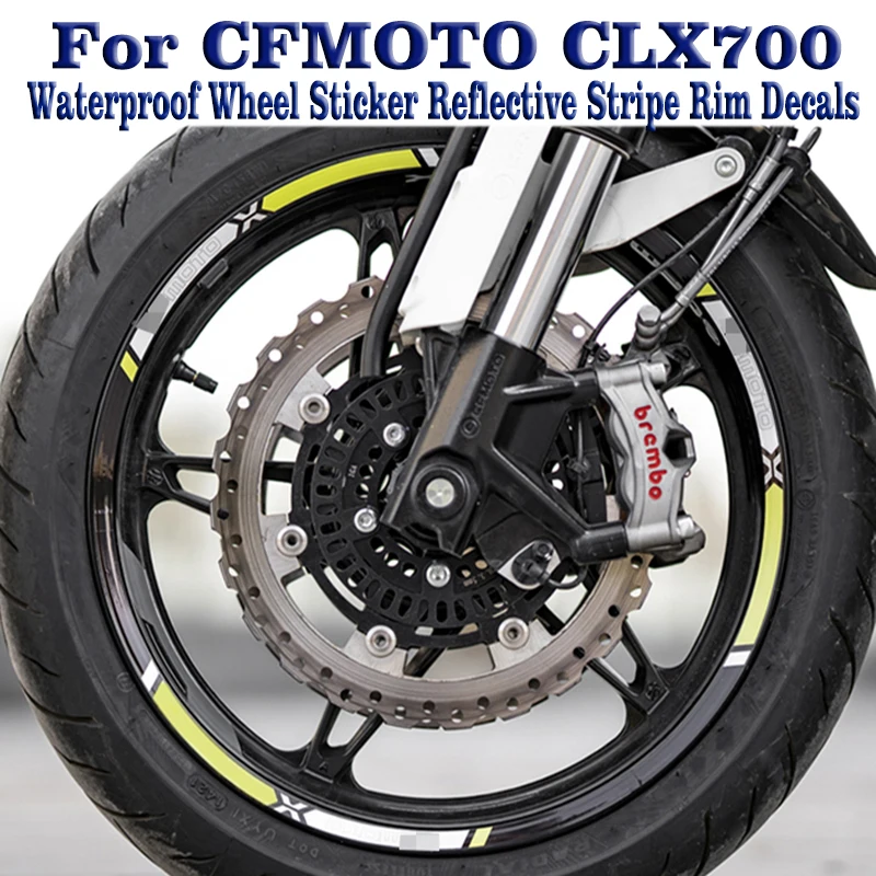For CFMOTO CLX700 CLX 700 Motorcycle Waterproof Wheel Sticker ...