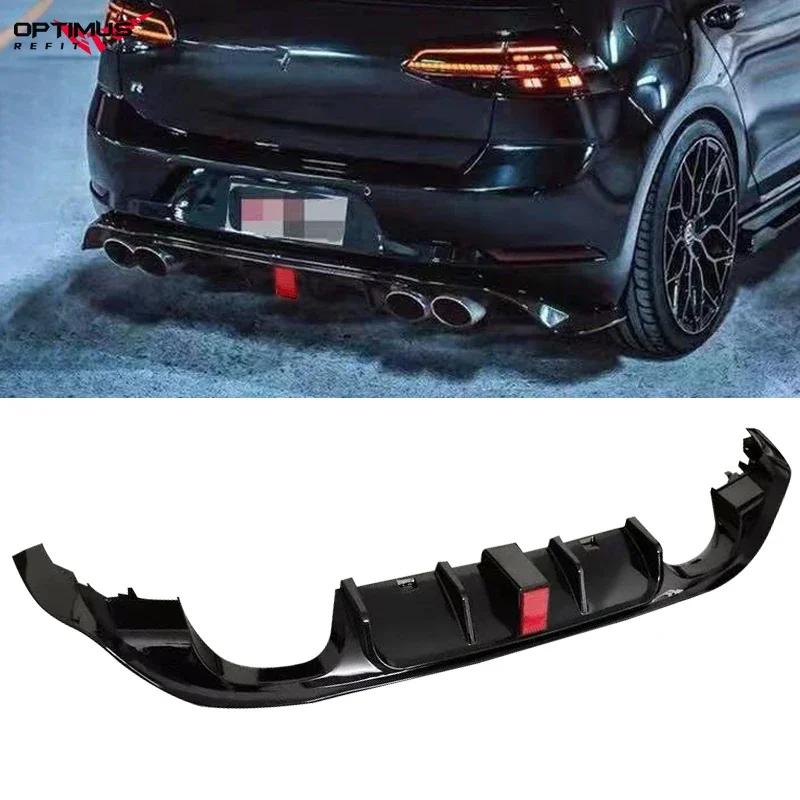 Car-Rear-Bumper-Diffuser-Spoiler-Rear-Side-Splitter-Lip-For-Volkswagen ...