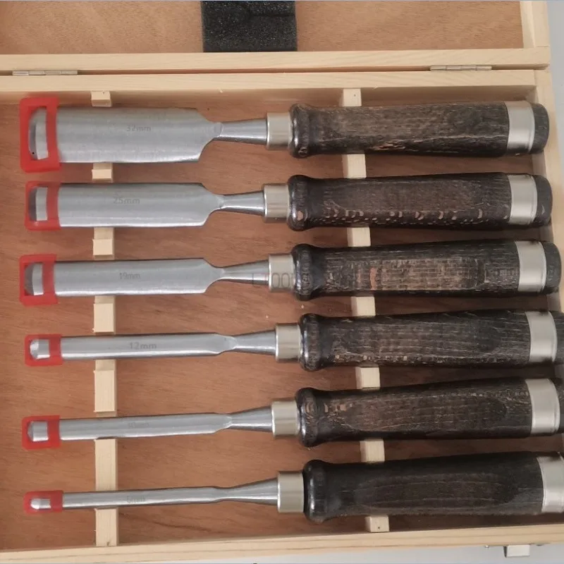 6mm-32mm-New-6-piece-Woodworking-Turning-Tool-Set-Walnut-Half-Round ...