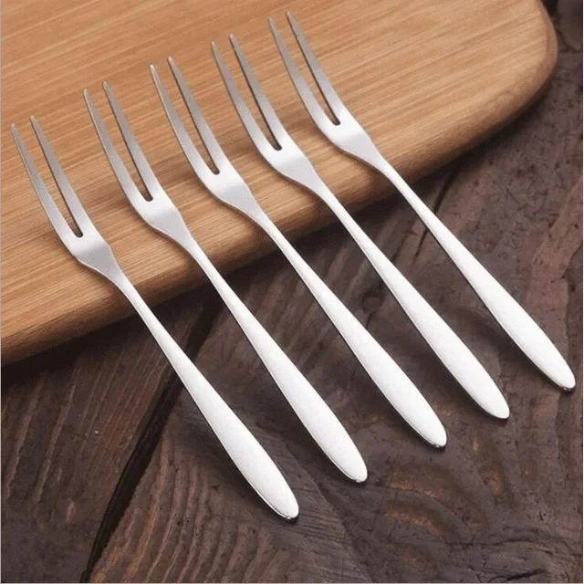 12pcs-Dessert-Forks-Stainless-Steel-Mini-Fruit-Cake-Tasting-Forks ...