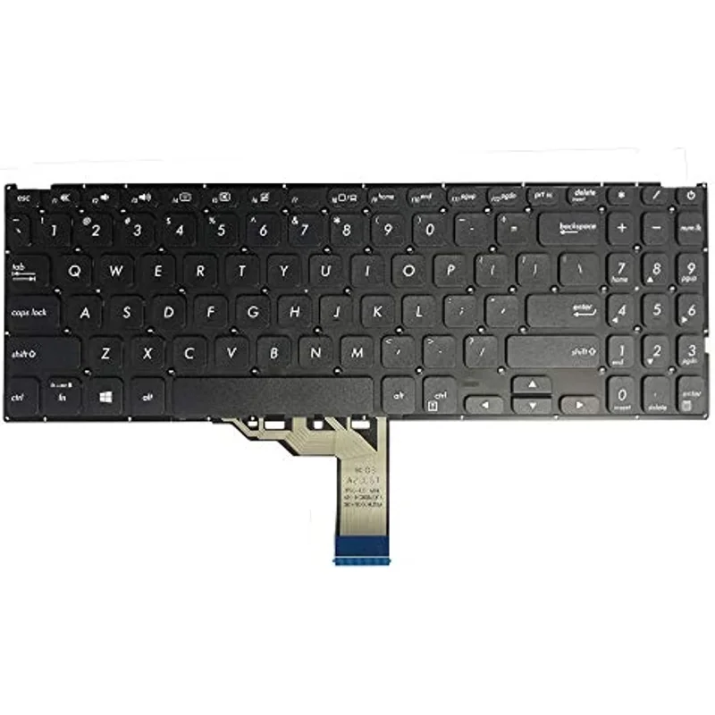 Keyboard-US-Without-Backlight-Replacement-for-Asus-Vivobook-X512-X512F ...