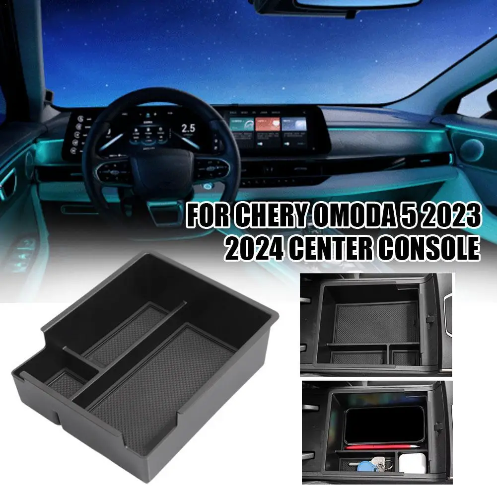 For-Chery-OMODA-5-2023-2024-Center-Console-Armrest-Storage-Box-Car-Tray ...