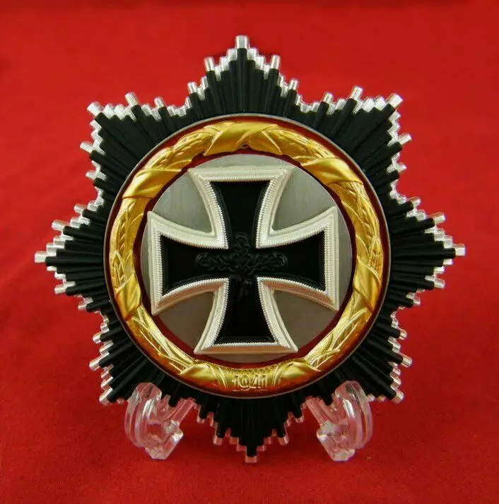 WWII-GERMAN-OFFICER-ADMIRAL-KNIGHT-IRON-CROSS-MEDAL-ORDER-BADGE-PIN ...