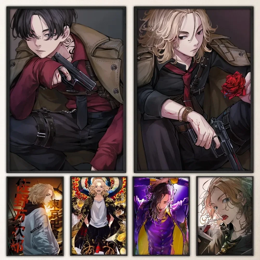 P-ster-de-Anime-de-Tokyo-r-revengers-p-ster-de-pel-cula-Vintage ...