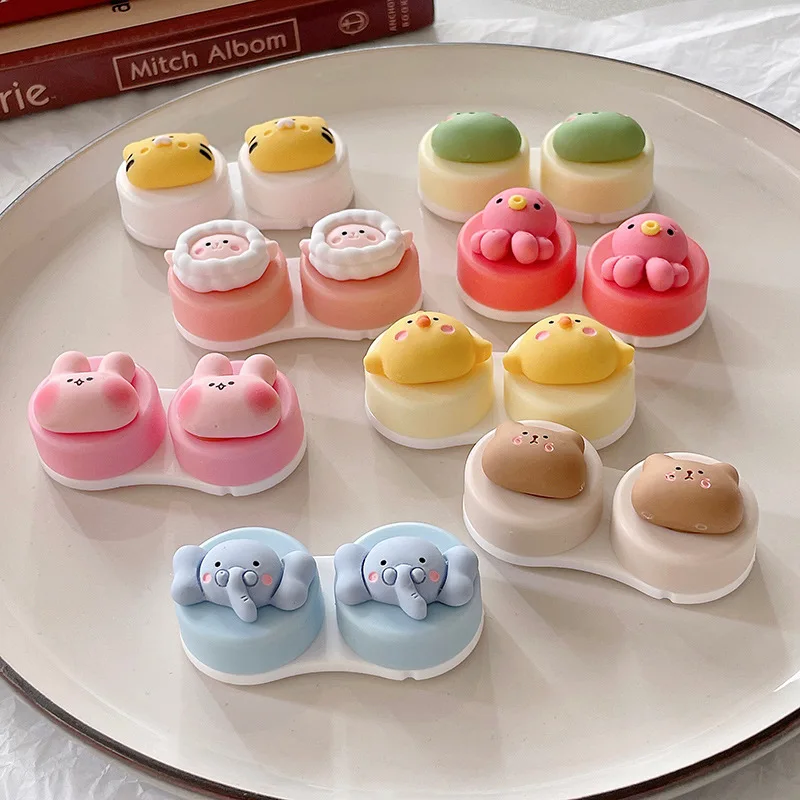 Cute-Octopus-Contact-Lens-Case-Women-Lovely-Cartoon-Colored-Lenses ...