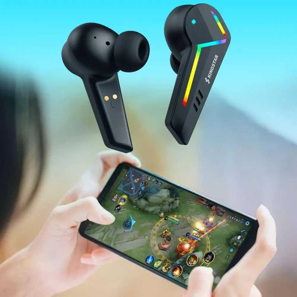 Bluetooth-compatible Earphones In-ear Low Latency Sports Earbuds Gaming ...