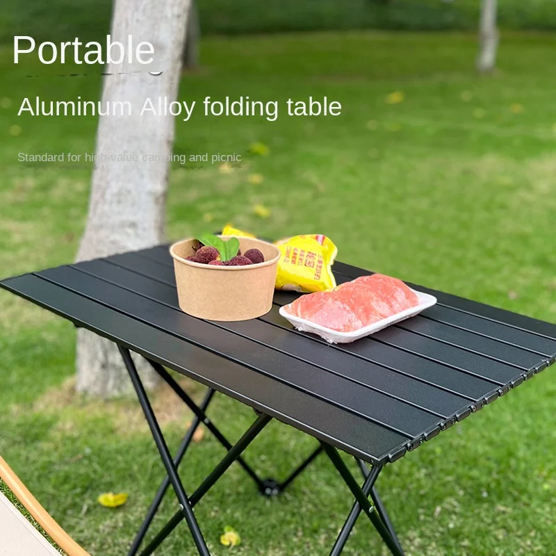 Outdoor-table-aluminum-alloy-foldable-camping-table-portable-stalls ...