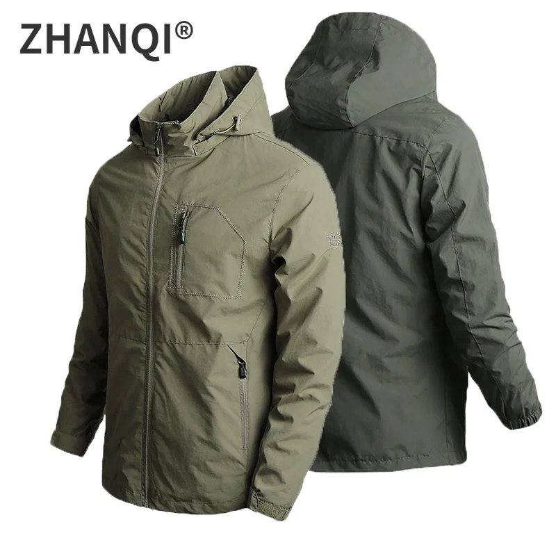 5XL-Men-s-Outdoor-Functional-Jacket-Windproof-Waterproof-Camping ...