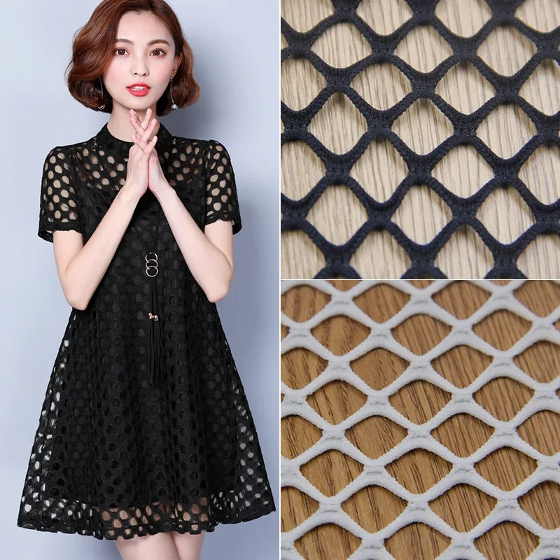 Big-Fish-net-Mesh-Cloth-Fabric-Large-Mesh-Lace-Clothing-Fabric-Dress ...