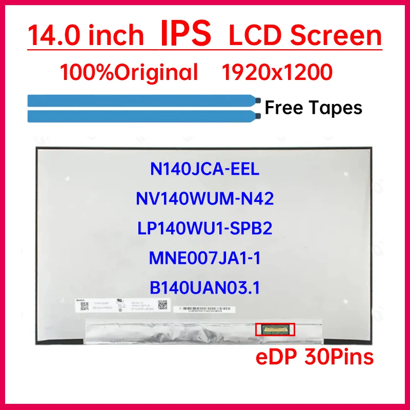 14-Inch-IPS-Laptop-LCD-Screen-N140JCA-EEL-NV140WUM-N42-LP140WU1-SPB2 ...