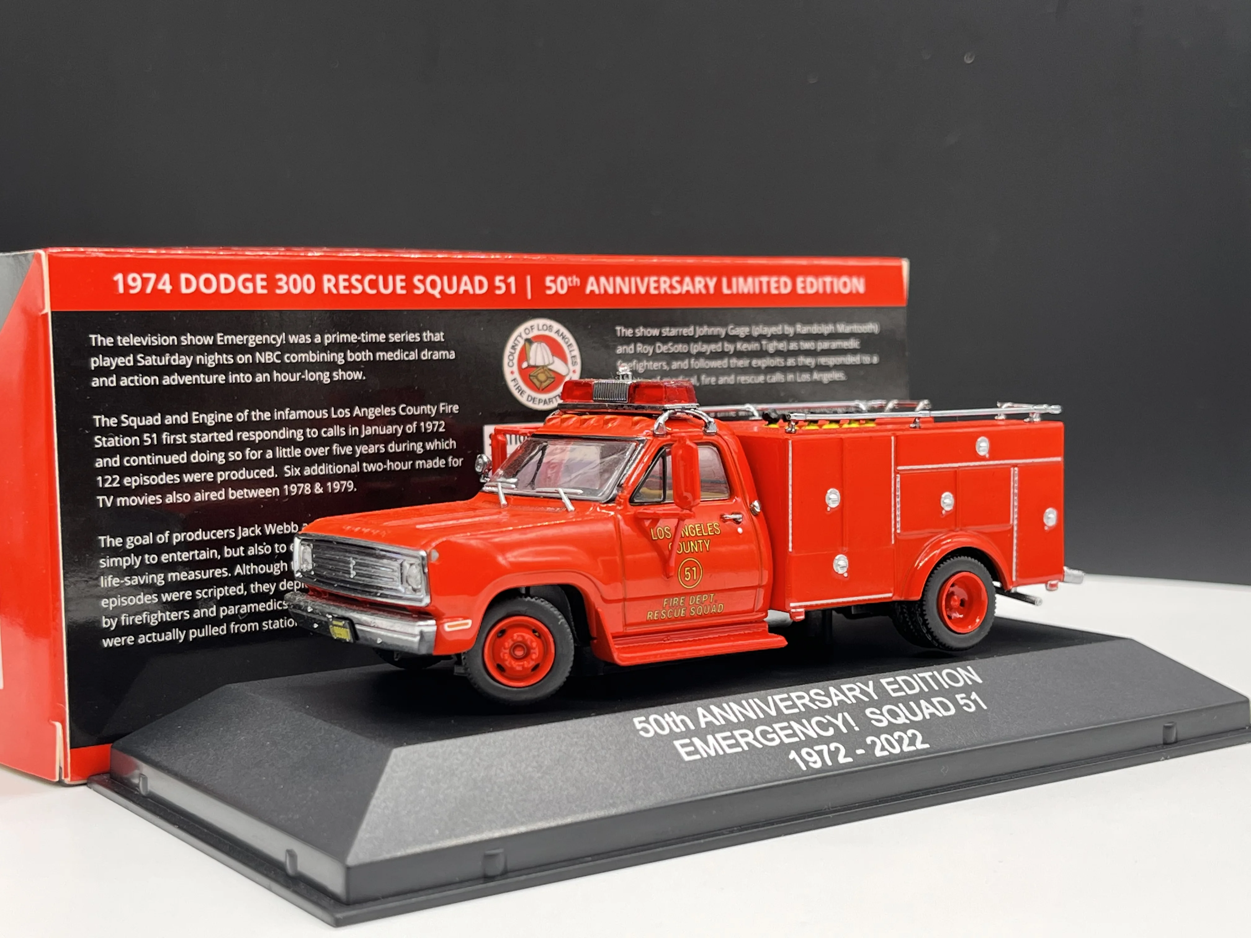 Diecast 1/50 Scale Fire Truck Engineering Vehicle Alloy Car Model ...
