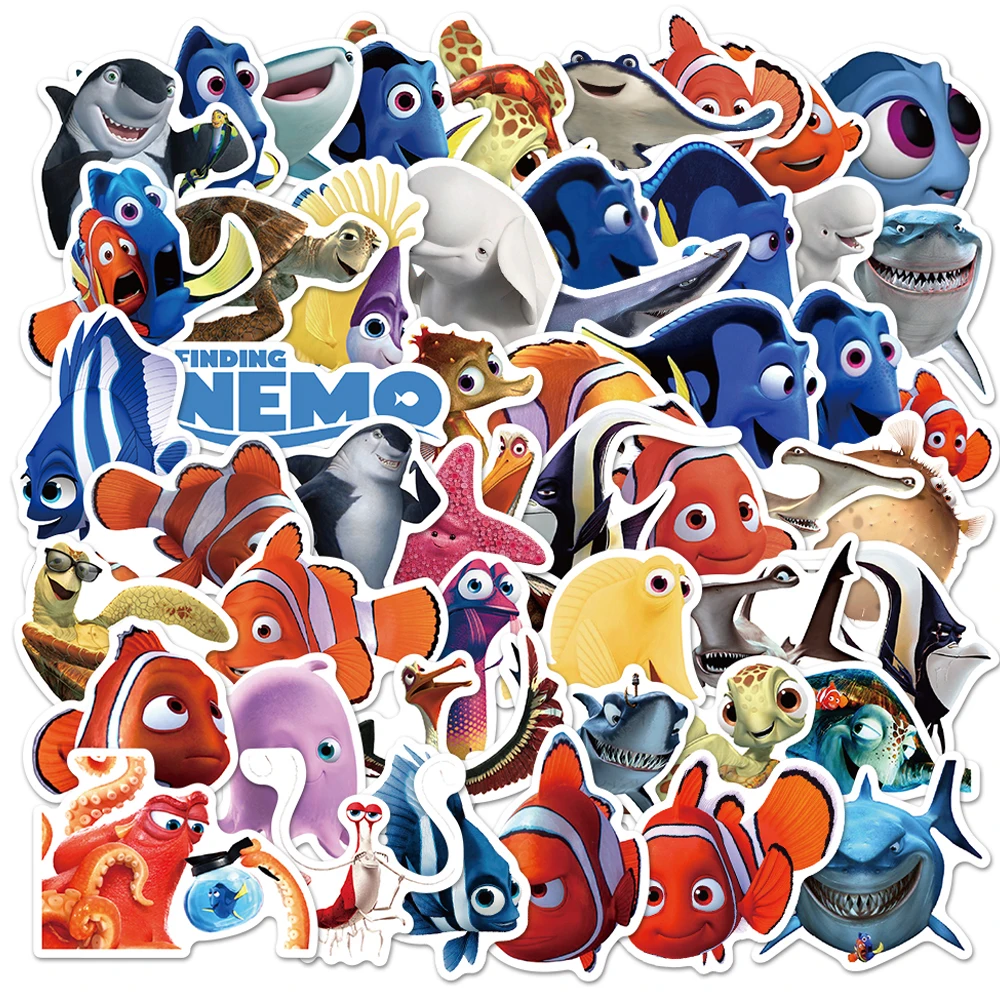10-30-50pcs-Disney-Cartoon-Finding-Nemo-Stickers-Dory-Marlin-Toy ...