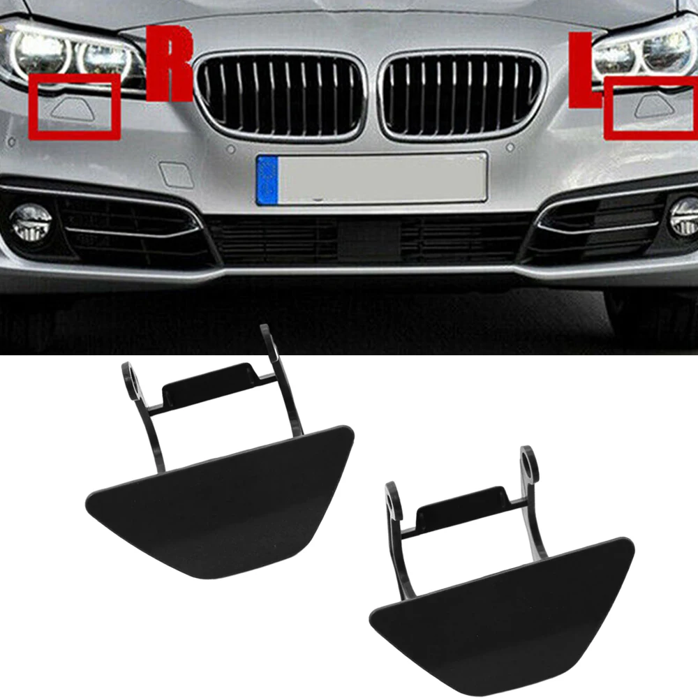 2Pcs-Bumper-Headlight-Headlamp-Washer-Cap-Cover-For-BMW-535i-F10-F18 ...
