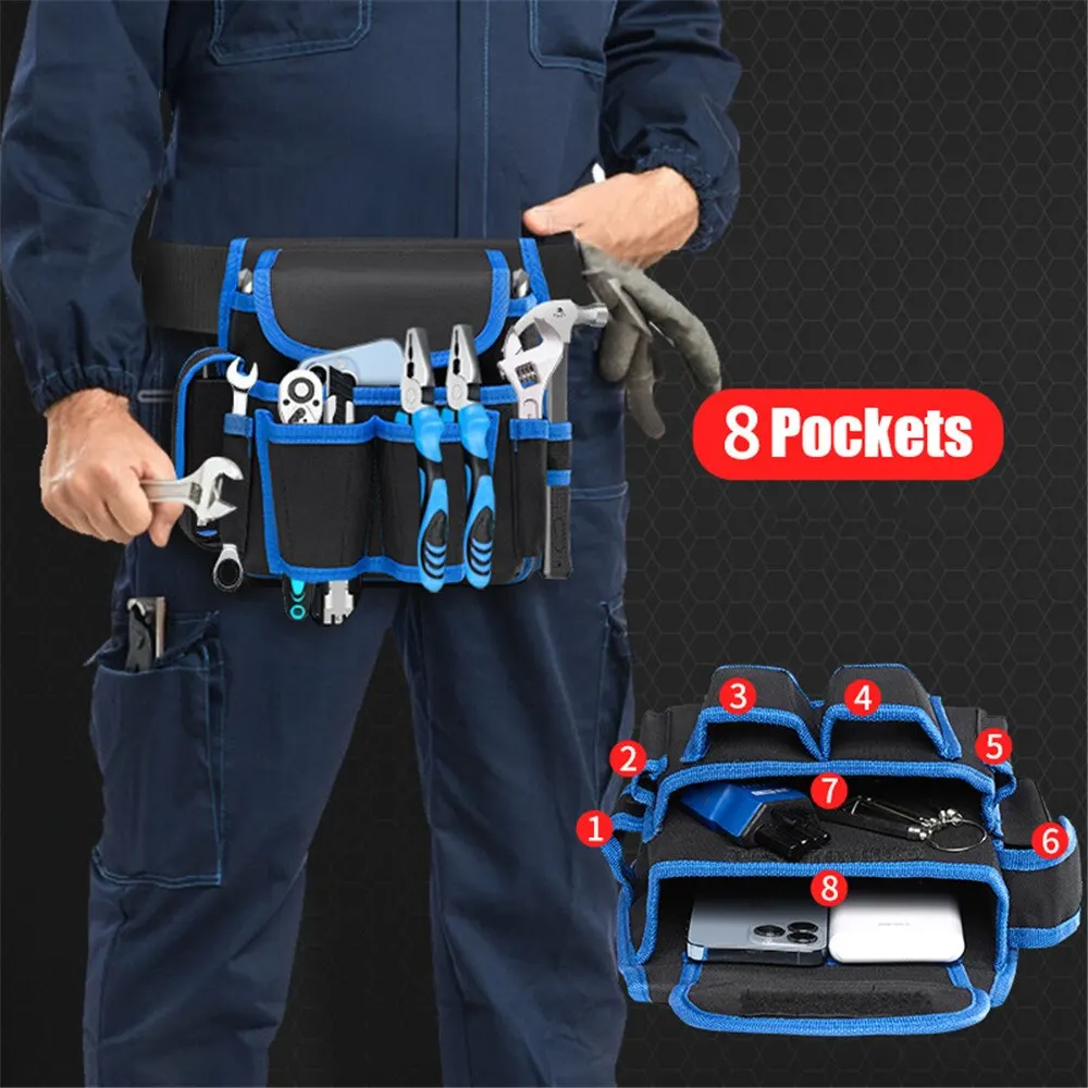 NEW-Multi-functional-Electrician-Tools-Bag-Waist-Pouch-Belt-Storage-Holder-Organizer-Garden-Tool ...