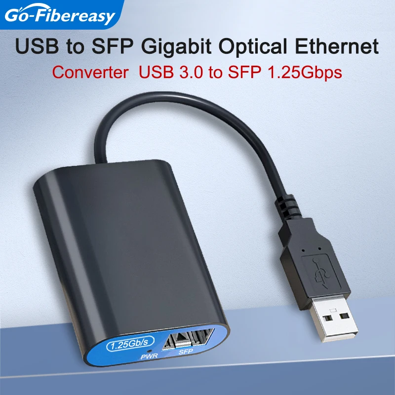 Usb-3-0-para-sfp-gigabit-fibra-ethernet-adaptador-de-rede-1000mbps-sx ...