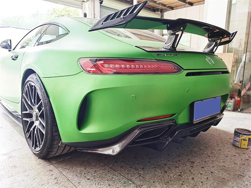For Mercedes Benz AMG GT GTS GTC GTR 2015-2023 High Quality REAL Carbon Fiber Rear Diffuser ...