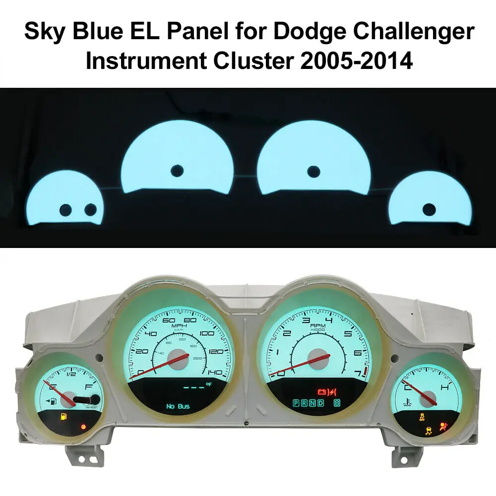 Sky-Blue-EL-Panel-for-Dodge-Challenger-Magnum-Charger-EL-Sheet-Glow ...
