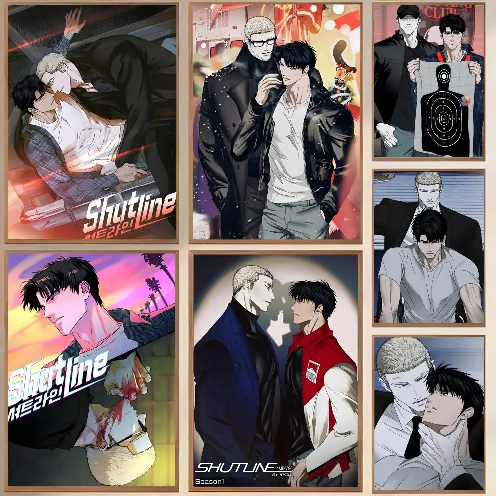 BL Anime S-shutline Poster Waterproof Canvas Wrinkle Resistant Wall Art ...