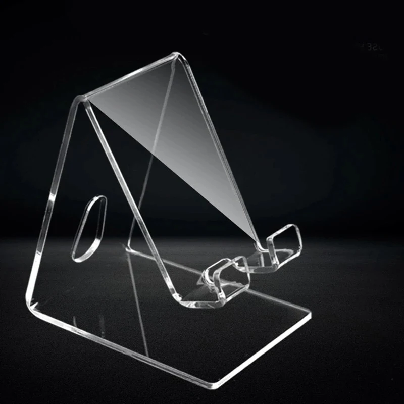 Transparent Acrylic Mobile Phone Display Stand Counter Mobile Phone ...