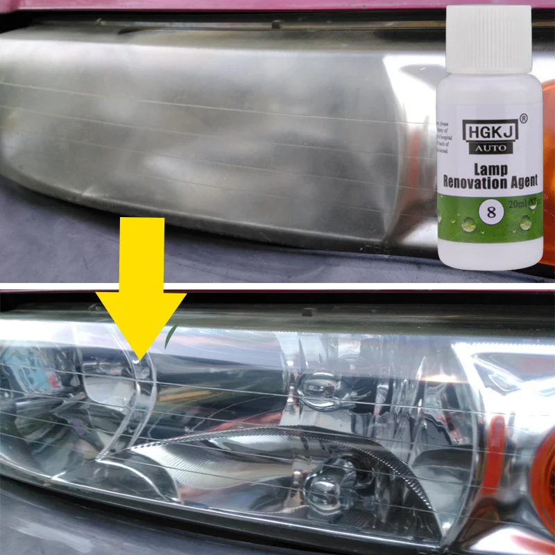 Car Light Restorative Liquid Removing Oxidation Dirt Portable Headlight ...