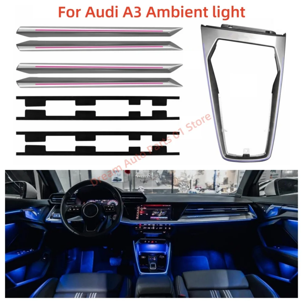 64 Color Ambient Light For Audi A3 Car Interior Lighting Upgrade ...