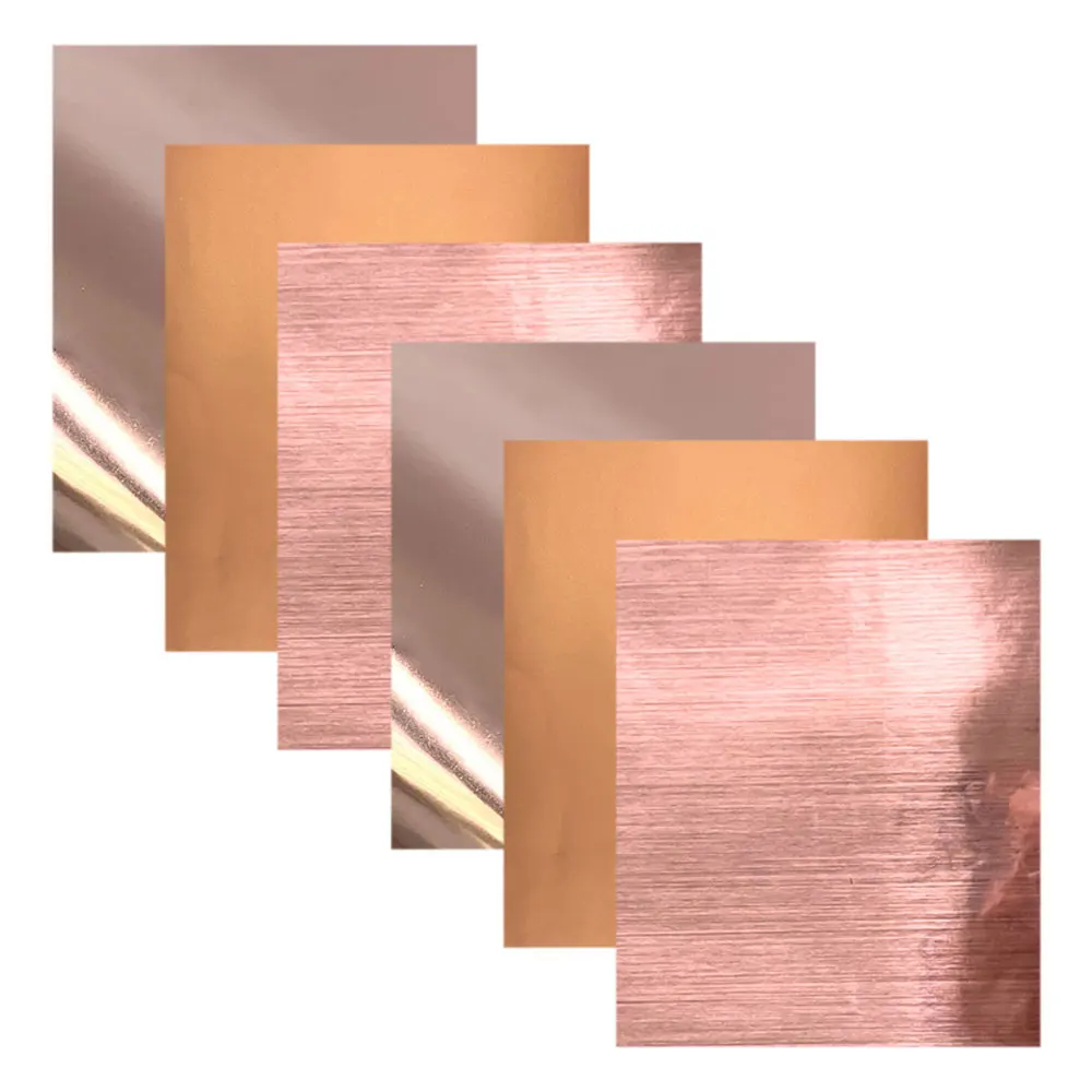 Rose Gold Metal Sheet