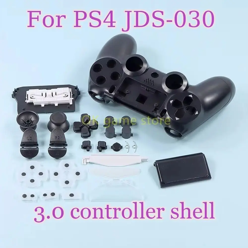For PS4 3.0 JDS-030 Controller Full Set JDM-030 Housing Shell Case with ...
