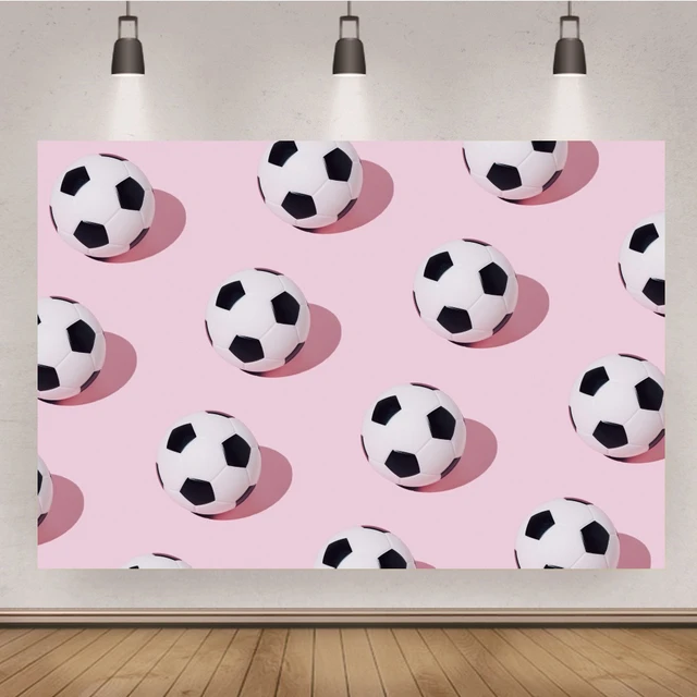 Pink Soccer Ball Wallpaper