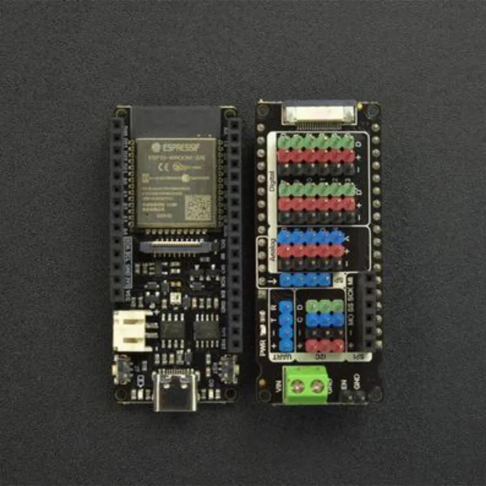 Hackster and DFRobot AI Starter EEDU Kit with ESP32 FireBeetle board Peripherals for based ...