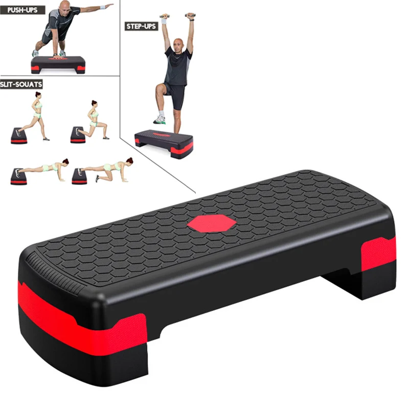 Non-slip-Yoga-Pedal-Adjustable-Aerobic-Stepper-Sports-Balance-Step-Gym ...