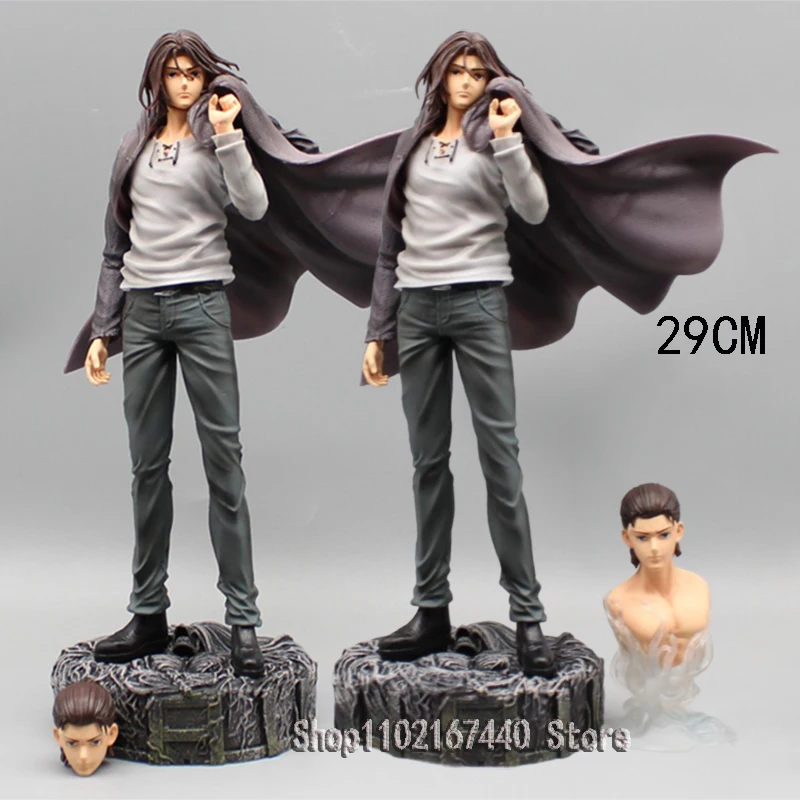29cm-Anime-Attack-on-Titan-Figure-Eren-Figure-Yeager-GK-Statue-Eren ...